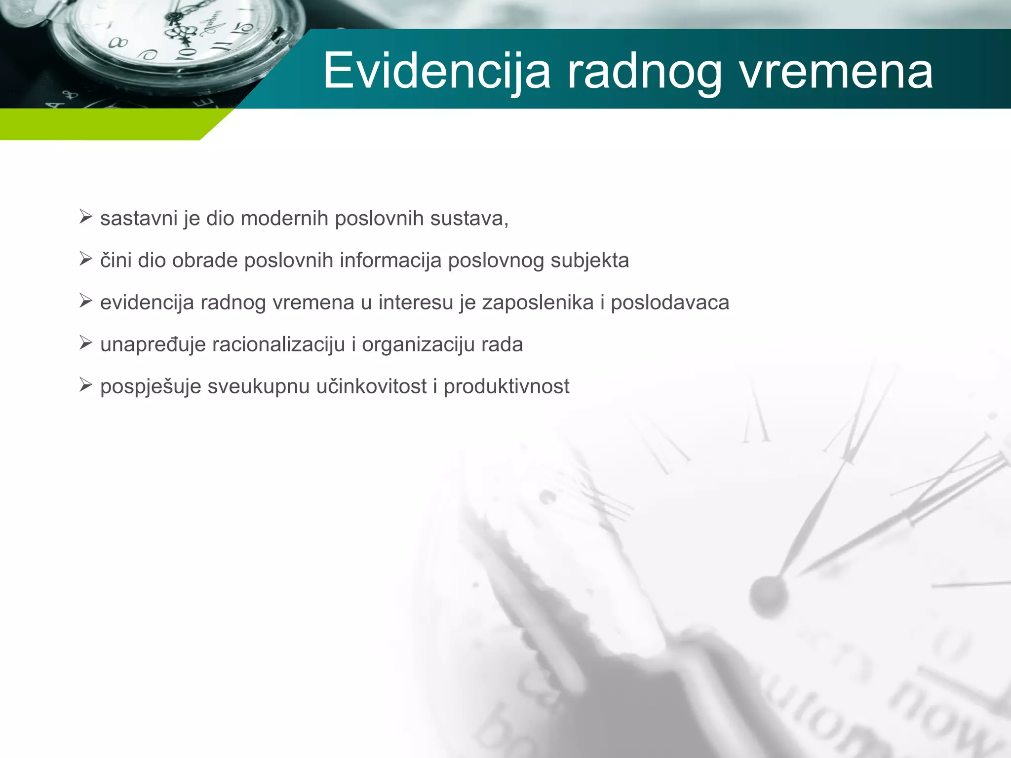 Katalogizacija radnog vremena | PPT