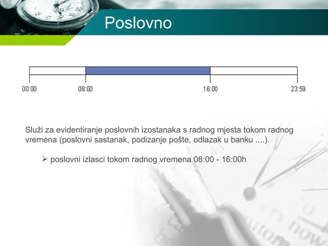 Katalogizacija radnog vremena | PPT