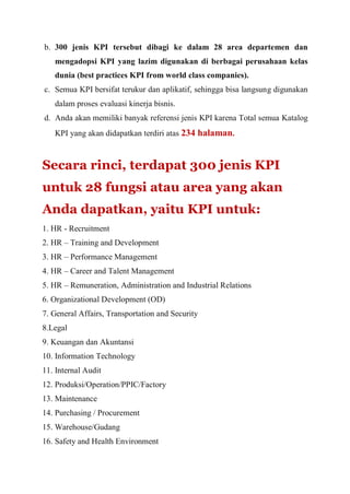 Katalog kpi | PDF