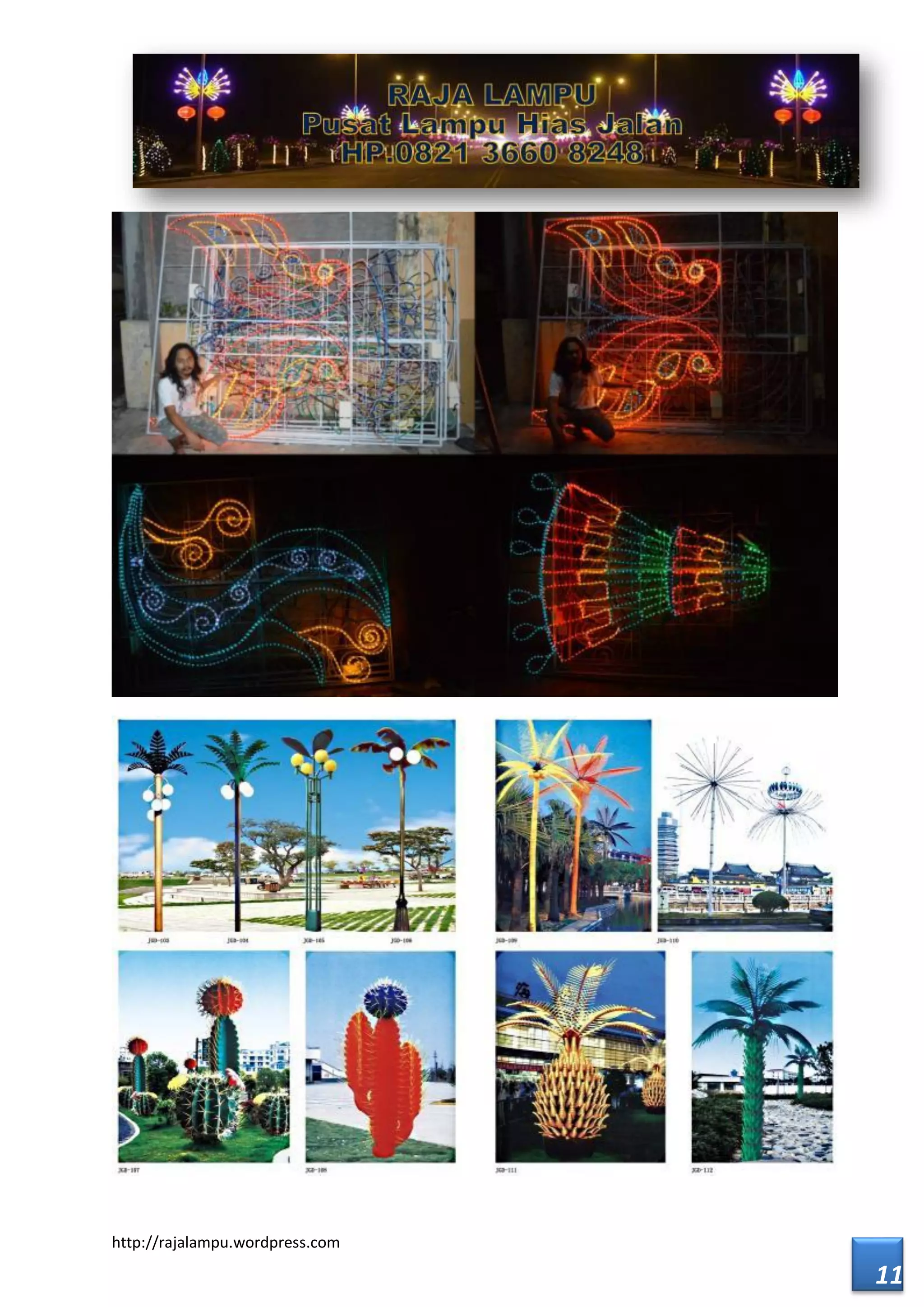 DAFTAR HARGA LAMPU DEKORATIF HIASAN TIANG PJU 2019 | PDF