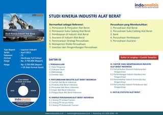 Katalog Laporan Industri Indonesia 2013 - 2014 | PDF