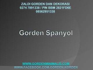 Katalog model gorden | PPT