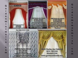 Katalog model gorden 2012 2013 gorden minimalis | PPTX