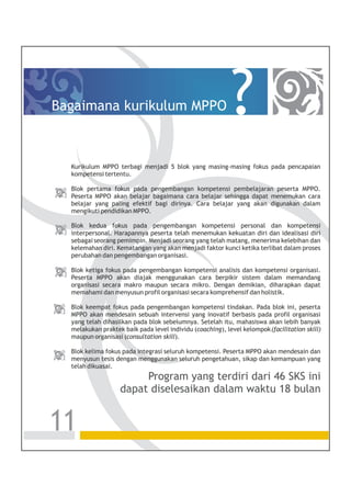 Katalog MPPO (Magister Perubahan dan Pengembangan Organisasi) | PDF