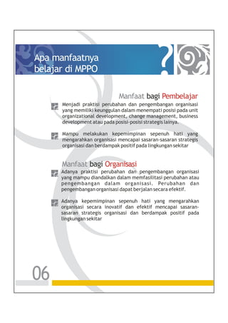 Katalog MPPO (Magister Perubahan dan Pengembangan Organisasi) | PDF