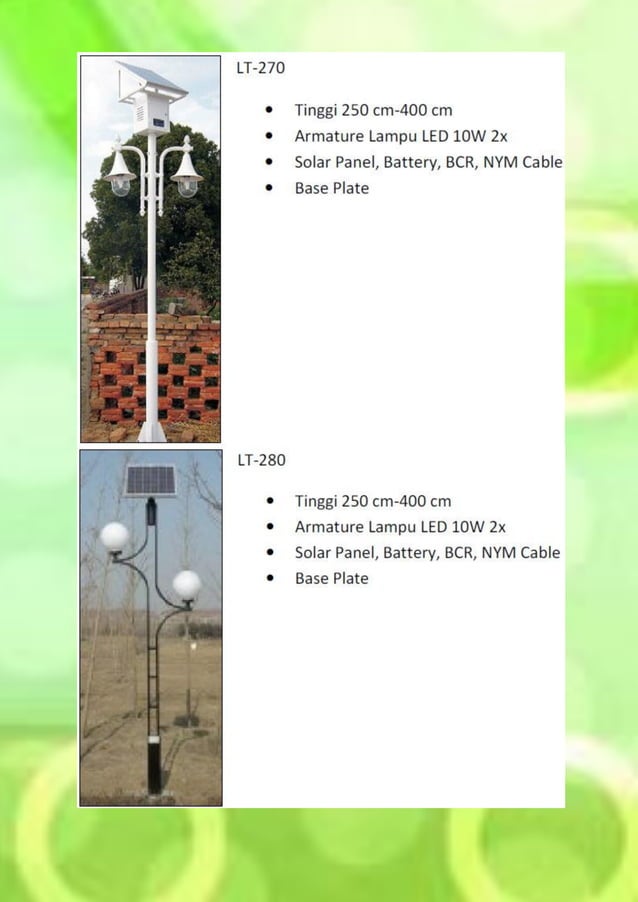 Produksi Tiang PJU Dekoratif dan Lampu Taman Antik | PDF
