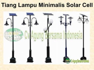 BROSUR Tiang Lampu PJU Solar Cell | PPTX