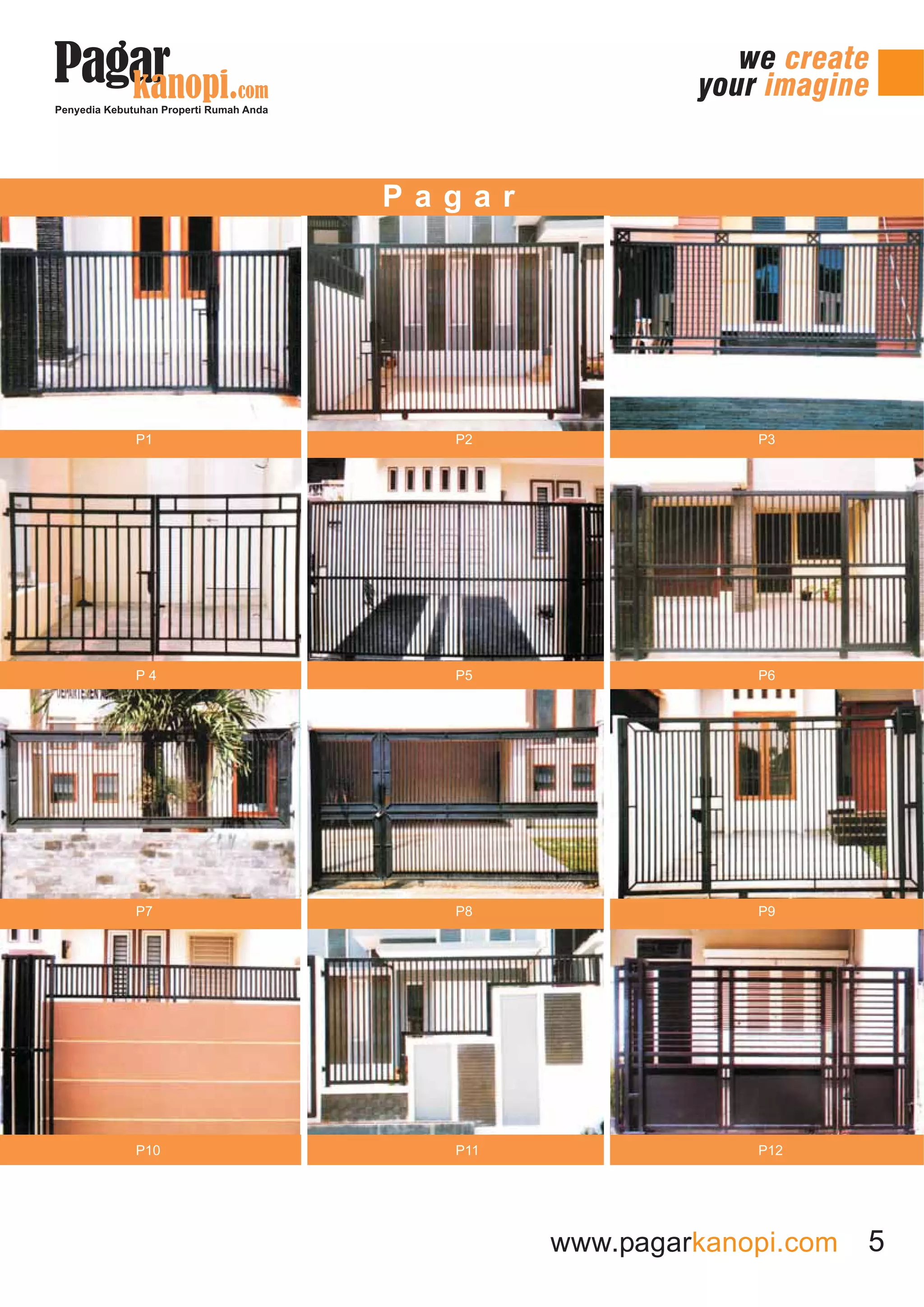 Katalog pagar kanopi_2011 | PDF