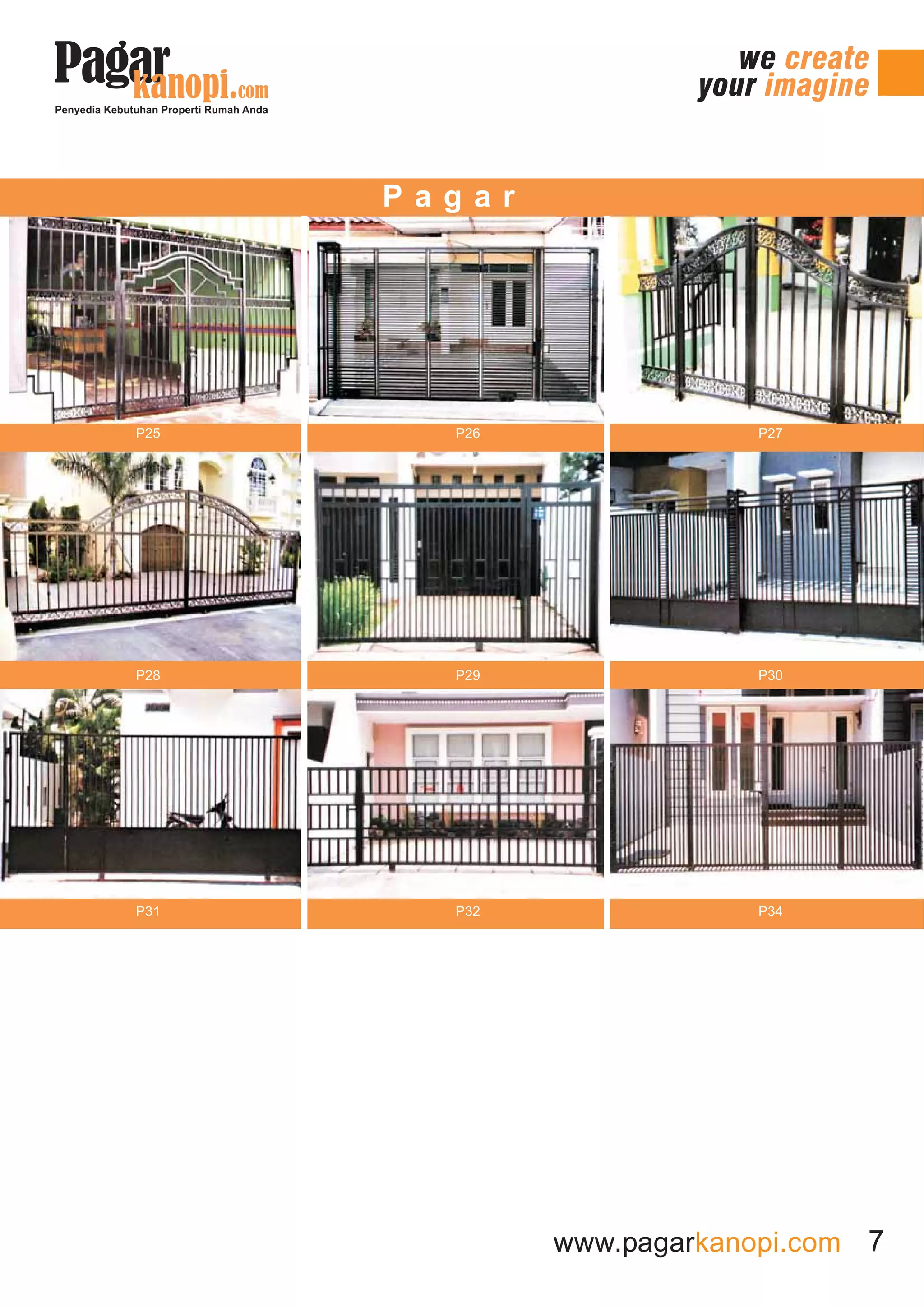 Katalog pagar kanopi_2011 | PDF