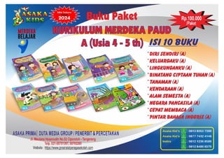 Terbaru Paket Buku Kurikulum Merdeka PAUD Usia 4-5 Tahun | PPT