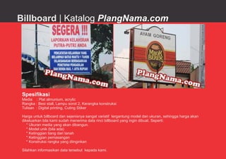 Katalog plang nama 2012 | PDF