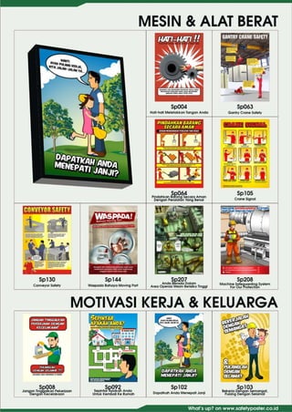 Katalog Safety Poster - Agustus 2015 | PDF