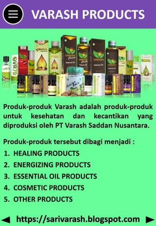 KATALOG PRODUK VARASH | PDF