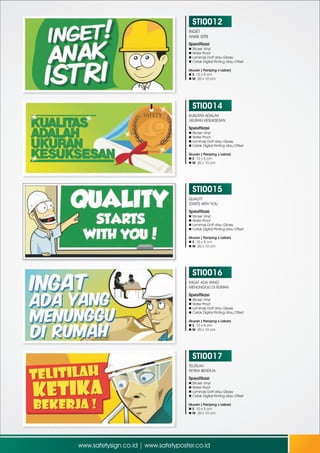Katalog Safety Sticker - Agustus 2015 | PDF