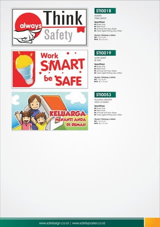 Katalog Safety Sticker - Agustus 2015 | PDF