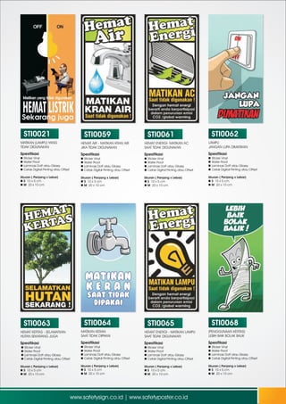 Katalog Safety Sticker - Agustus 2015 | PDF