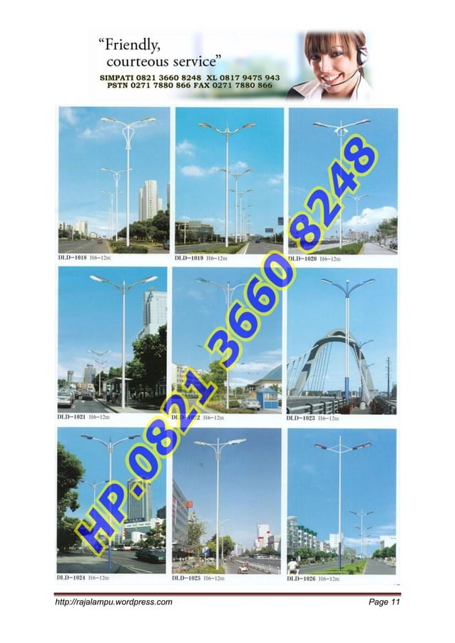 Daftar Harga Tiang Lampu PJU Desain Modern | PDF