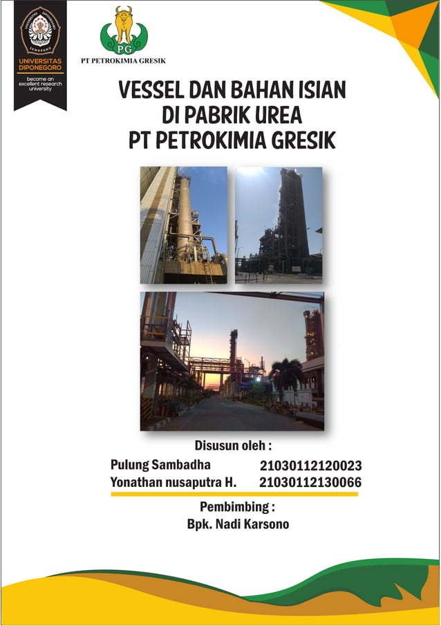 Katalog Vessel dan Bahan Isian Pabrik Urea PT Petrokimia Gresik | PDF