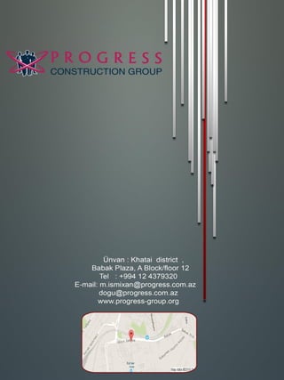 KATALOG PROGRESS CONSTRUCTION GROUP LTD AZERBAIJAN-BAKU | PDF