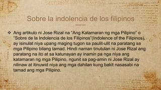 Katamaran ng Filipino | PPTX