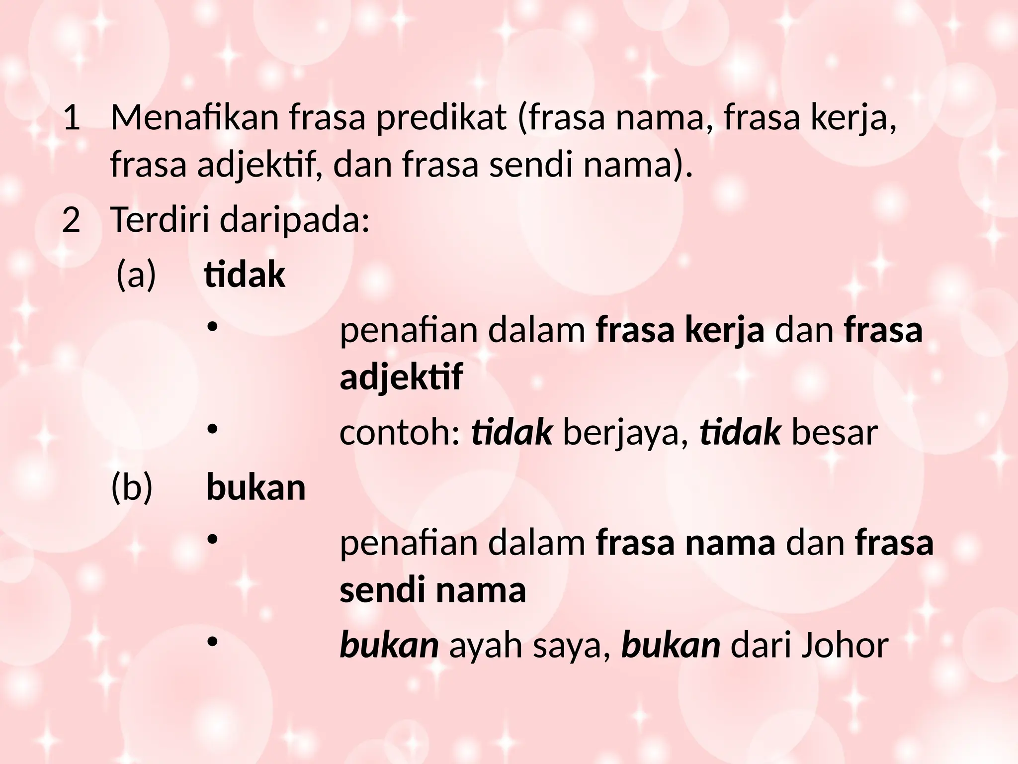 Kata Nafi BAHASA MALAYSIA TINGKATAN MENENGAH | PPTX