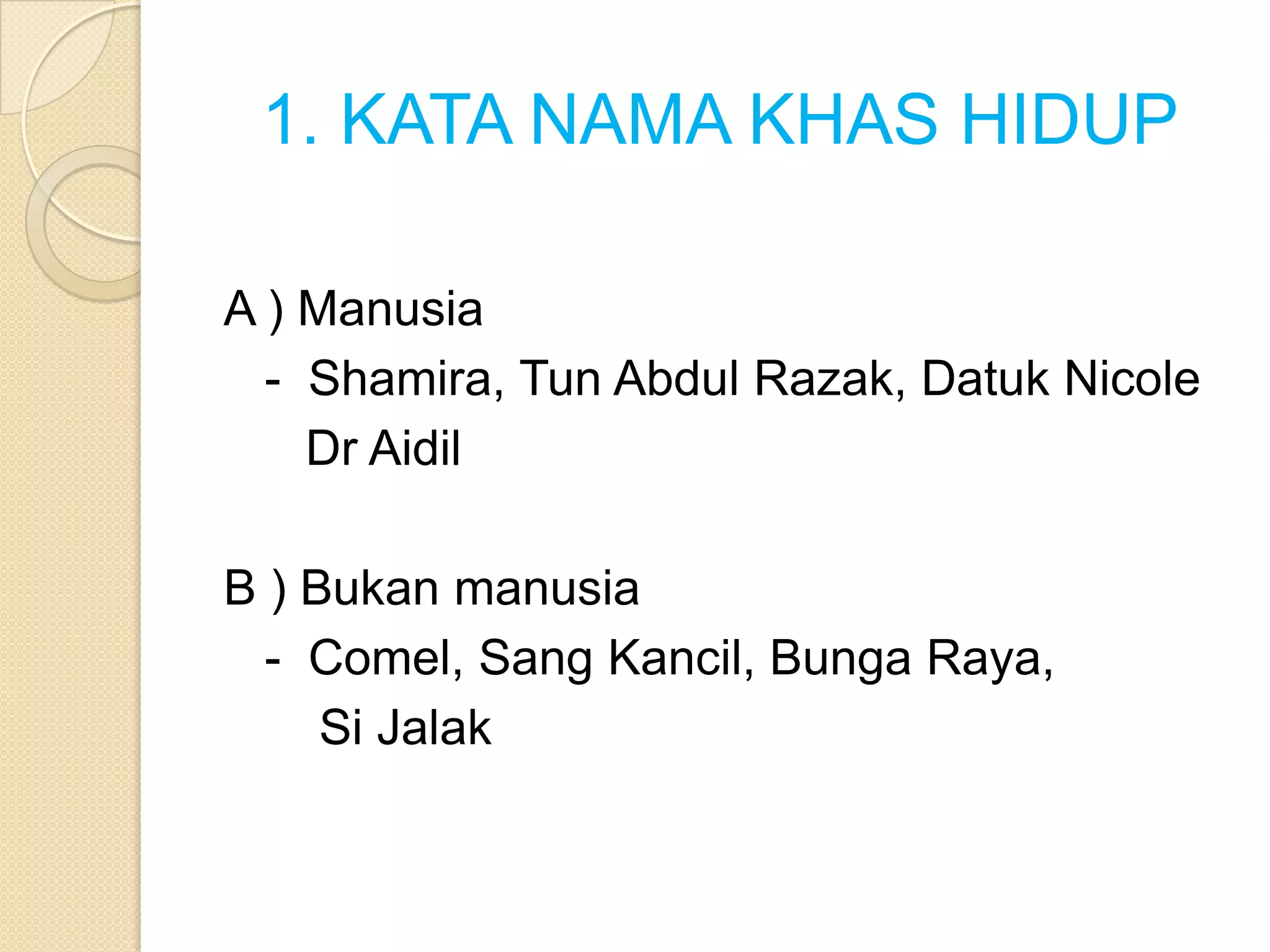 Kata nama | PPT