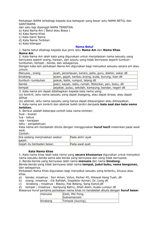 Kata nama | PDF
