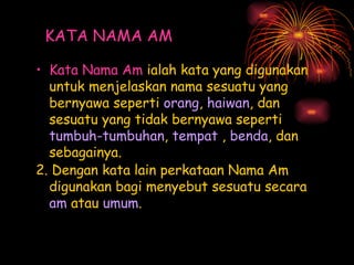 Kata nama am | PPT