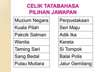 Kata nama khas | PPTX