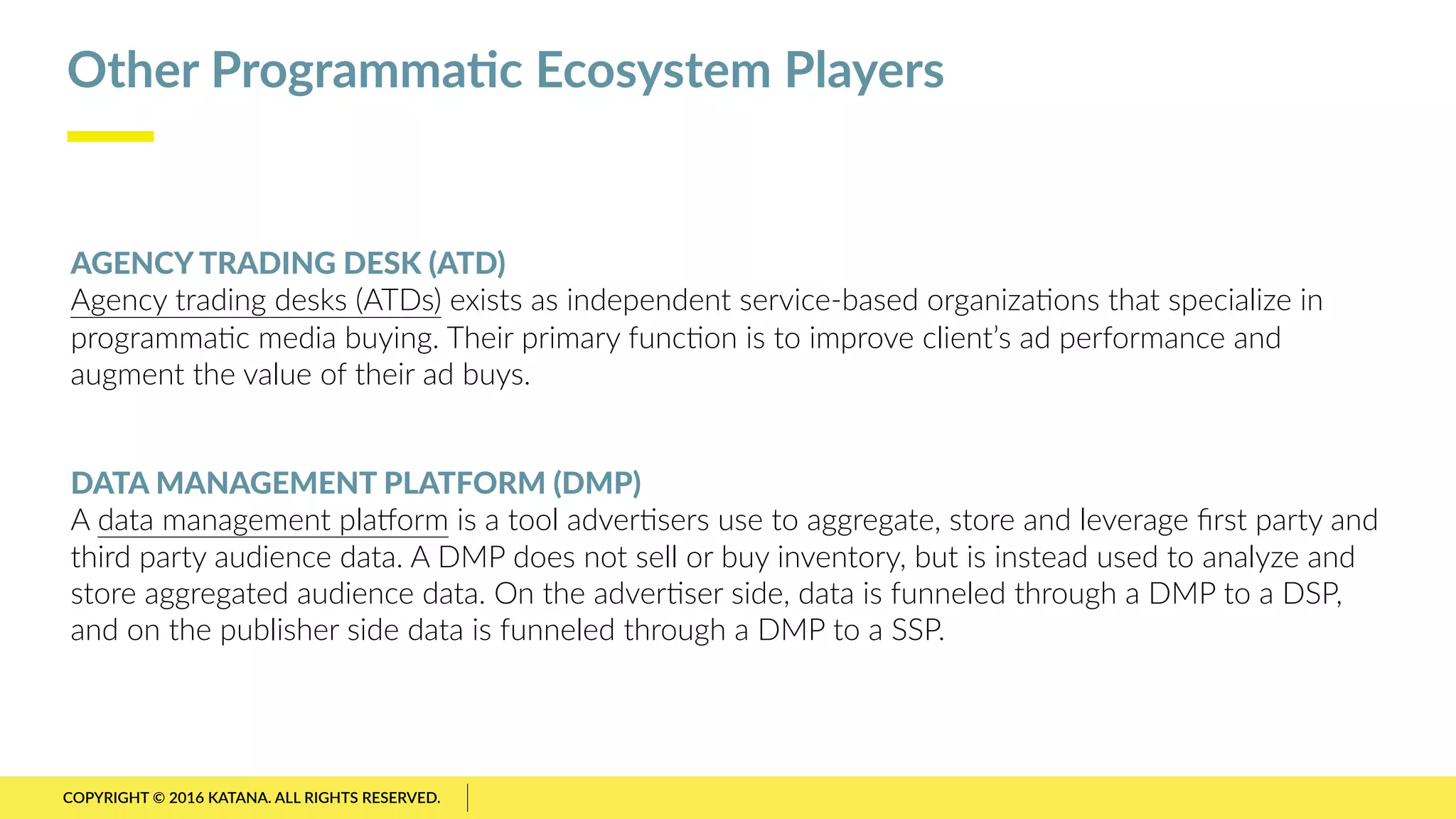 Quick Tips: Programmatic Ecosystem | PDF