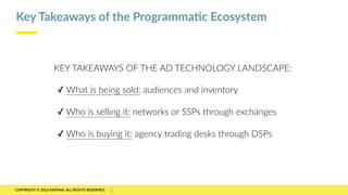 Quick Tips: Programmatic Ecosystem | PPT