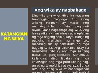 katangian at kahalagahan ng ayewika.pptx