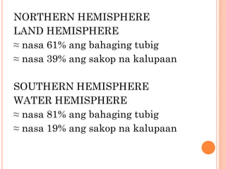 Katangiang pisikal ng daigdig - balikaral - quarter 1 - 3rd year | PPTX