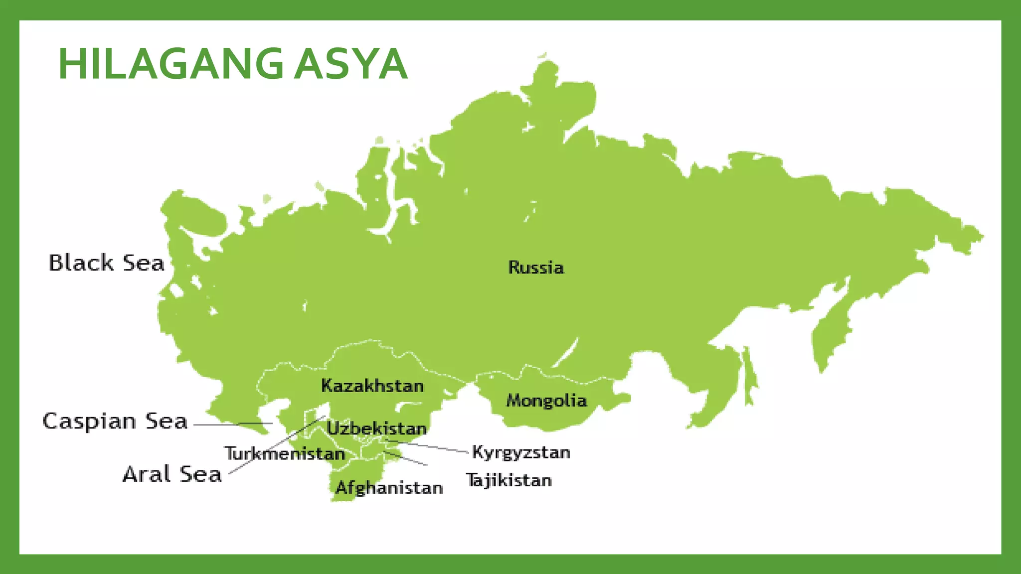 Katangiang pisikal ng mga rehiyon sa asya | PPTX