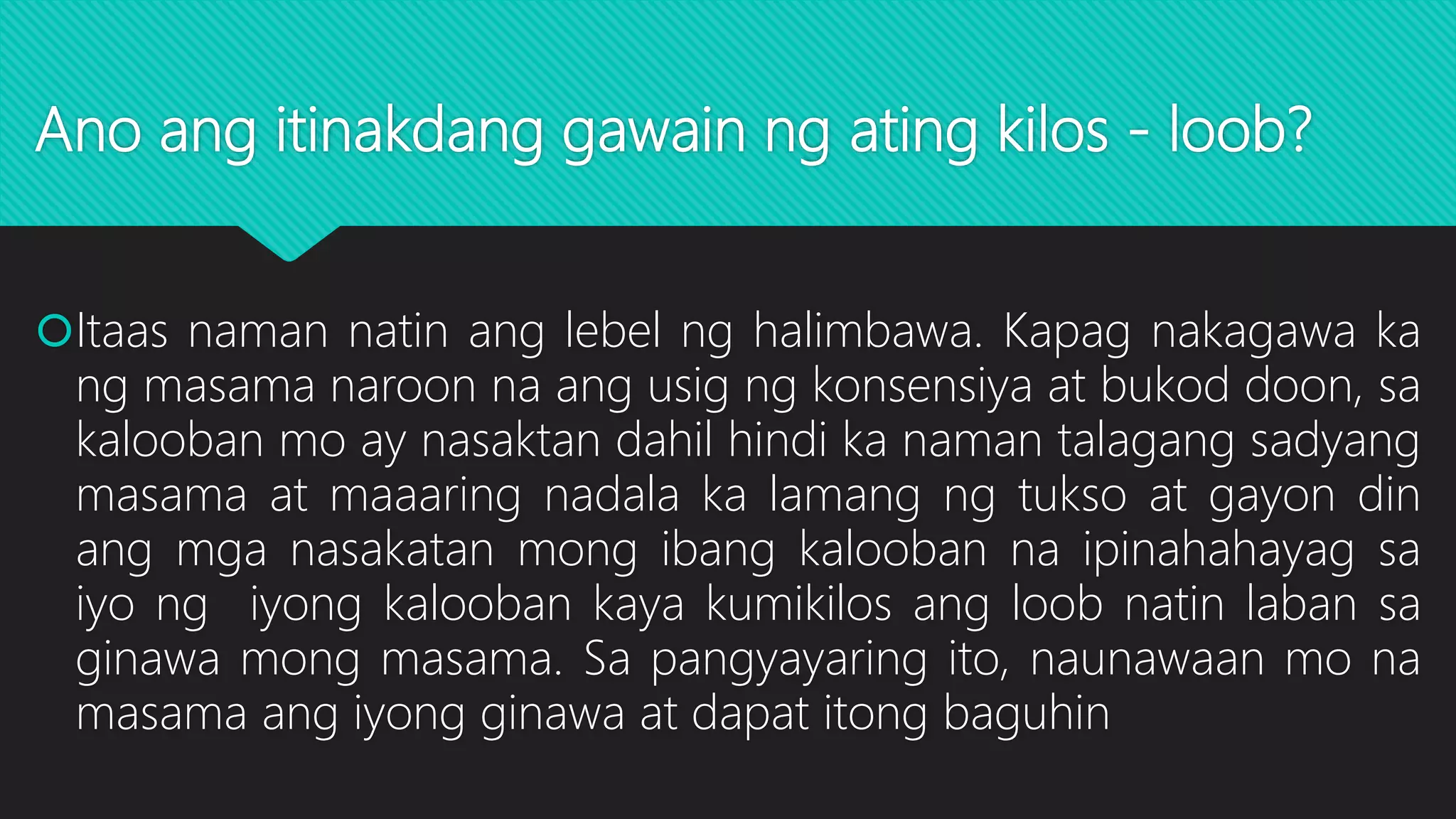 Katangian ng isip at kilos loob | PPTX