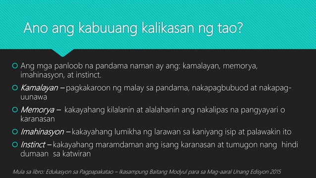 Katangian ng isip at kilos loob | PPTX