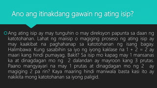 Katangian ng isip at kilos loob | PPTX