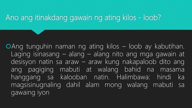 Katangian ng isip at kilos loob | PPTX