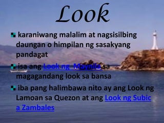 Katangian ng mga anyong tubig (araling panlipunan) | PPTX