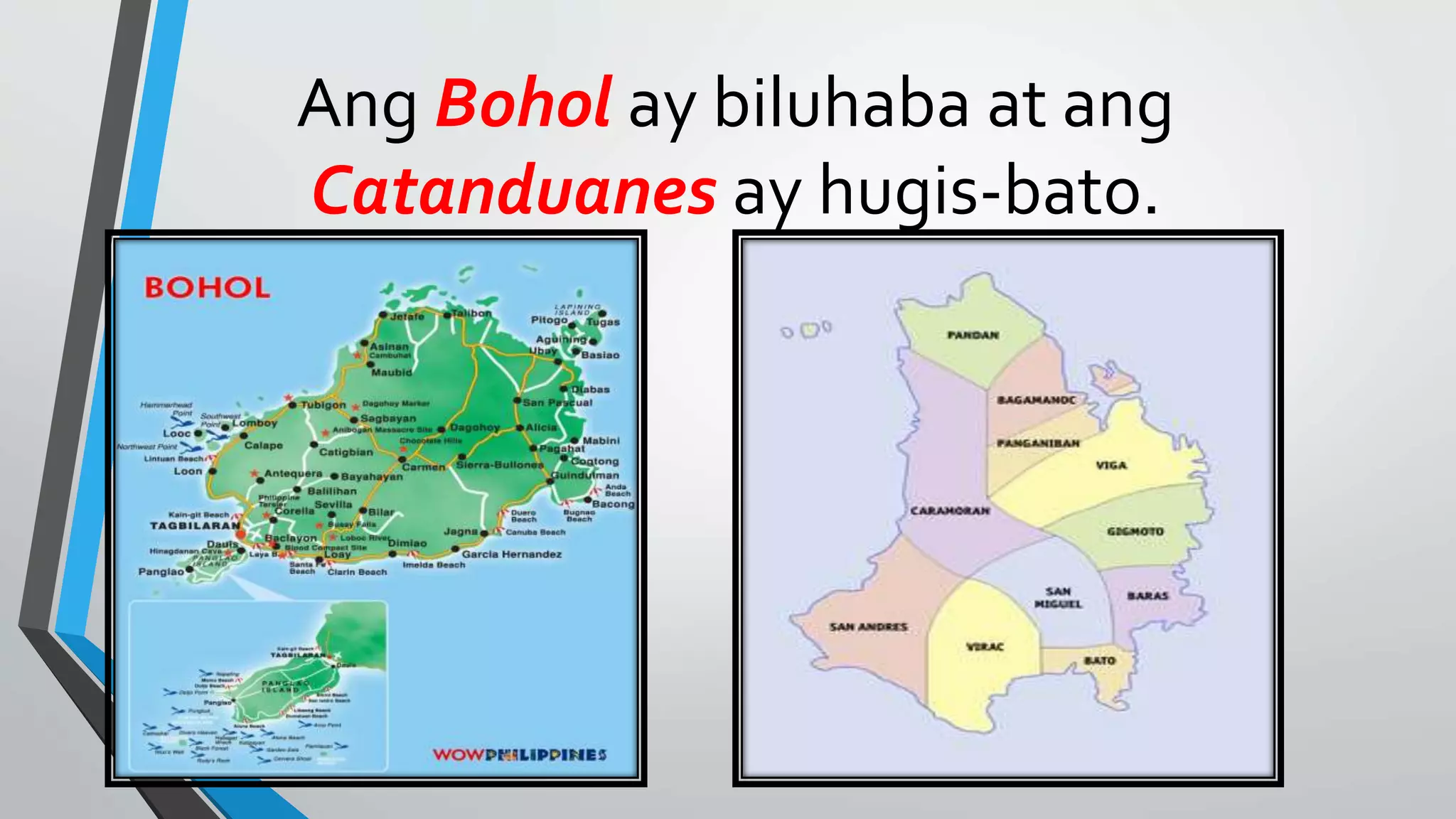 Katangian ng mga Lalawigan | PPTX