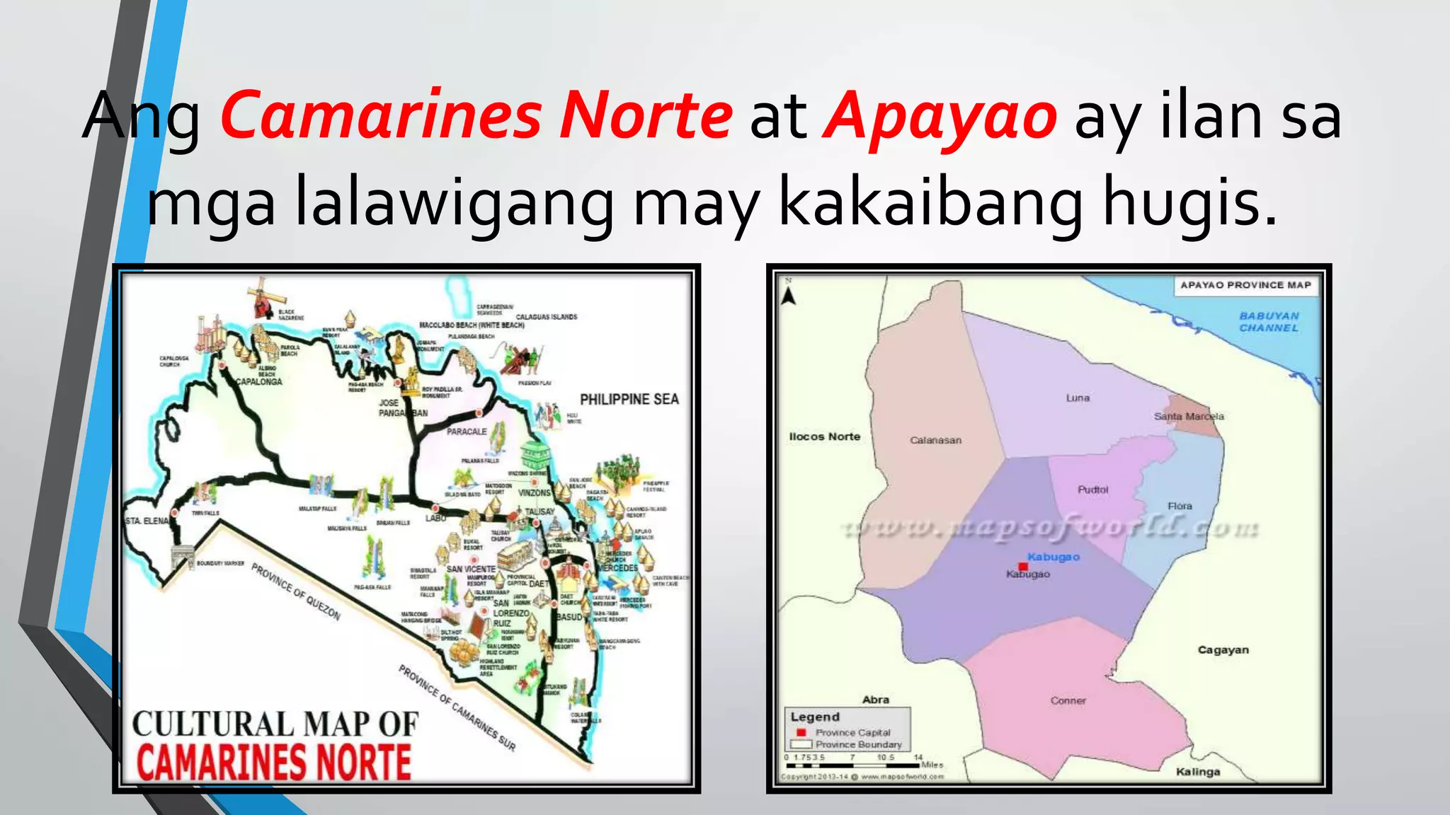 Katangian ng mga Lalawigan | PPTX