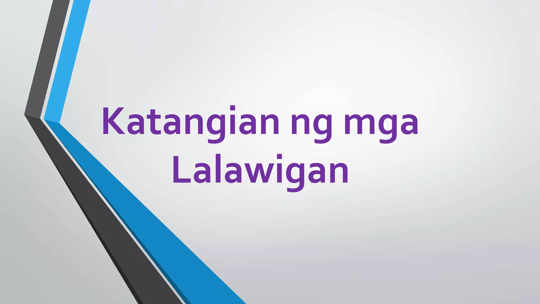 Katangian ng mga Lalawigan | PPTX