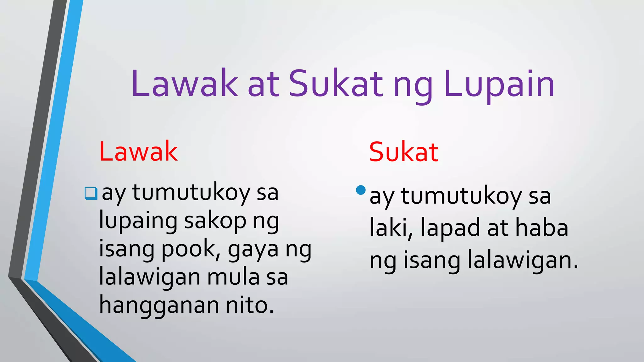 Katangian ng mga Lalawigan | PPTX