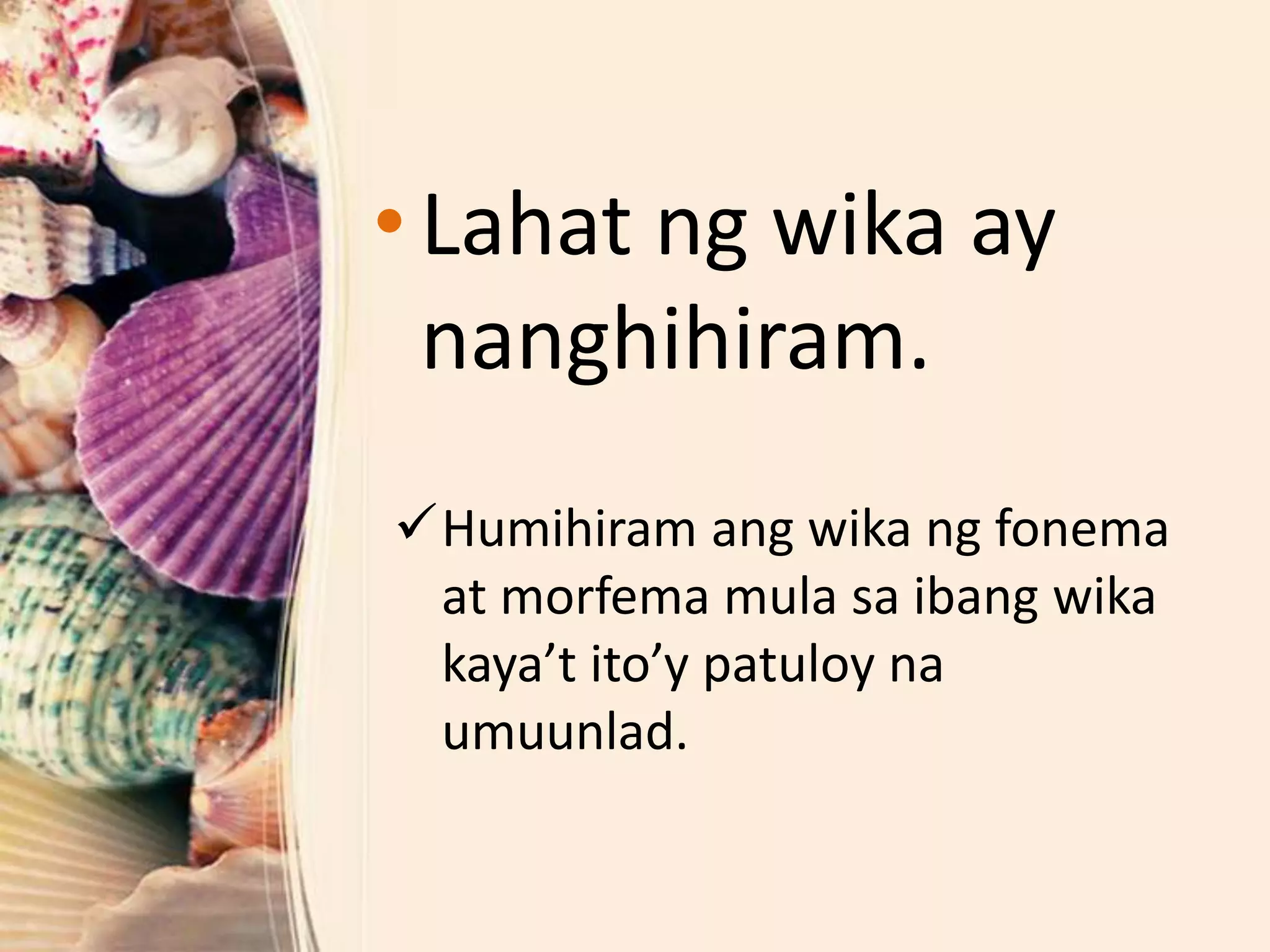 Katangian ng wika | PPTX