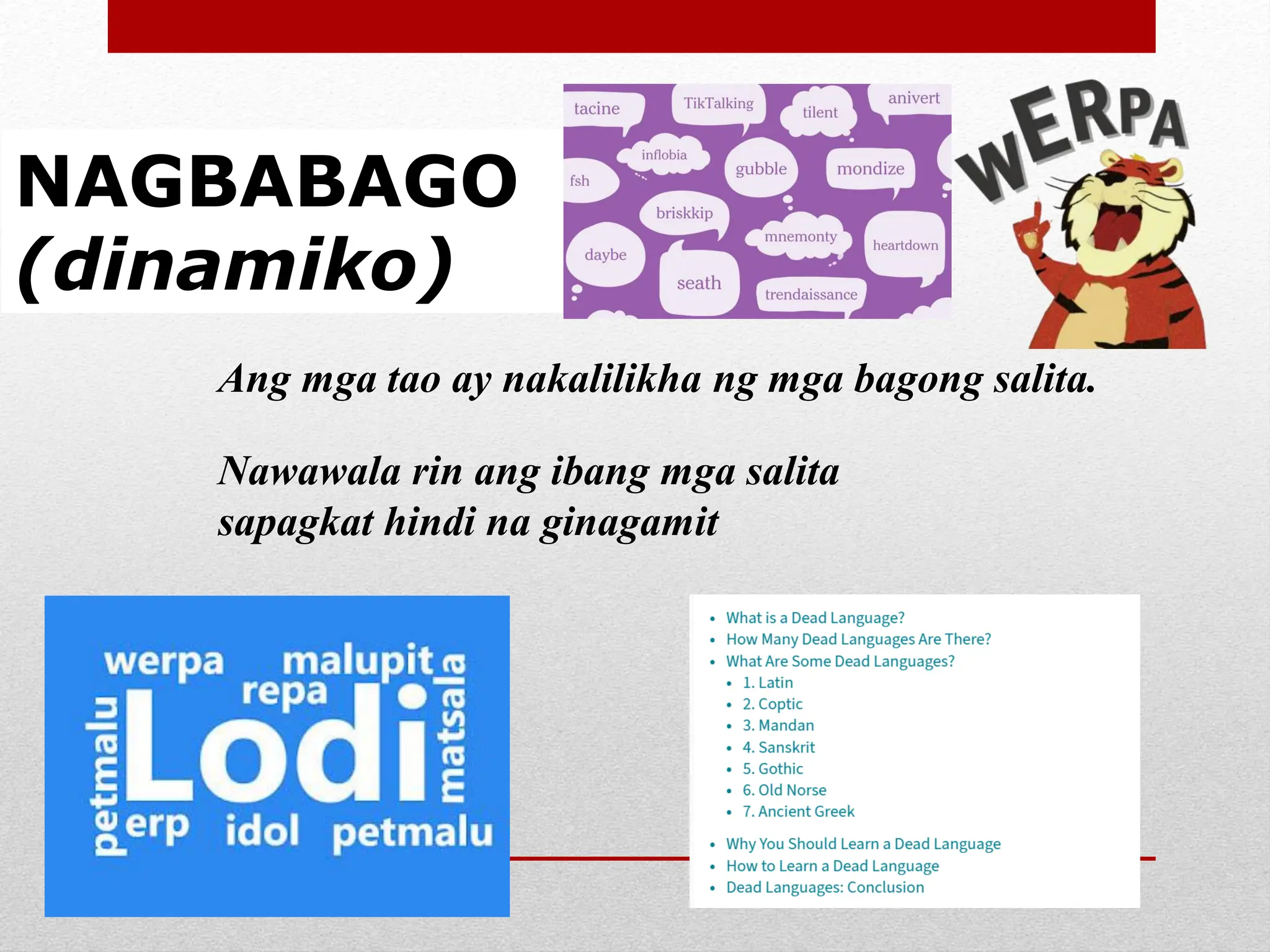 Katangian ng Wika (Characteristics of Language) | PDF