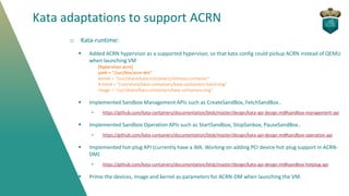 ACRN Kata Container on ACRN | PDF