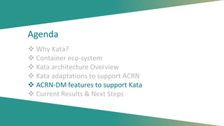 ACRN Kata Container on ACRN | PDF