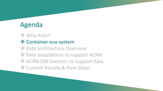 ACRN Kata Container on ACRN | PDF