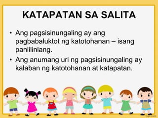 Katapatan | PPTX