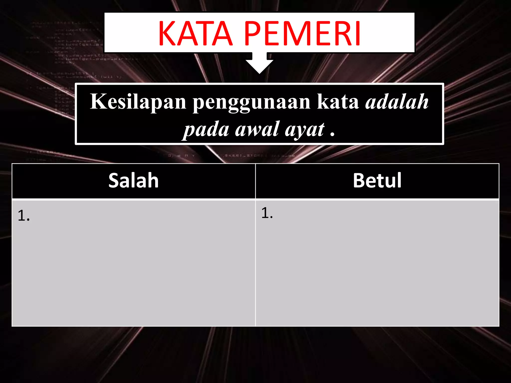 Kata pemeri | PPTX